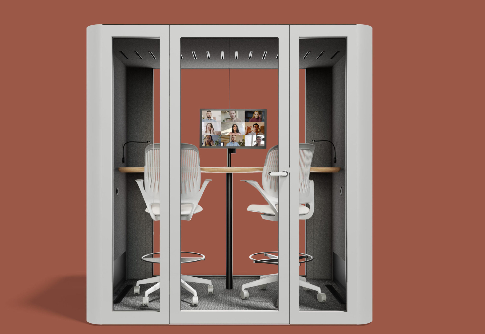 Our soundproof acoustic booths | Space Pod Concept | Mute