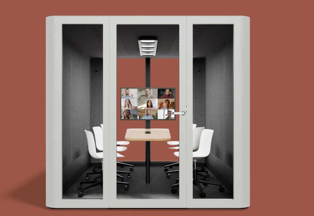 Our soundproof acoustic booths | Space Pod Concept | Mute